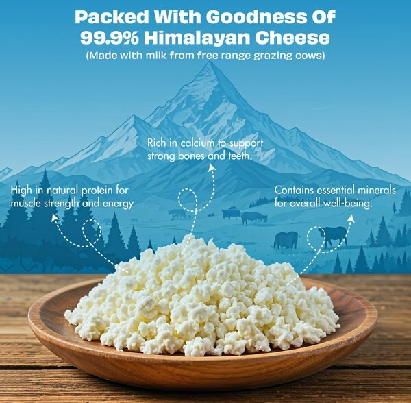 PAWFECT Himalayan Cheese Chews Medium All Natural High-Protein Grain ...