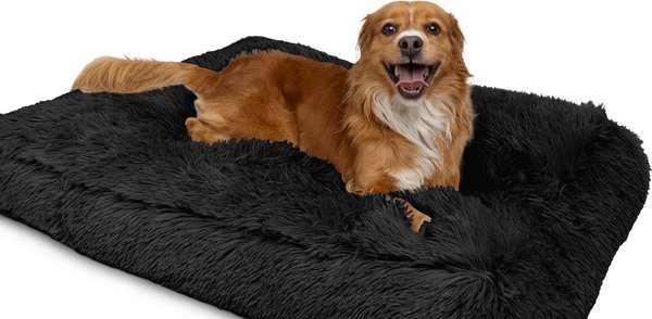 SHERRY KLINE PET COLLECTION Shaggy Fur Rectangle Pillow Dog Bed, 26-in ...
