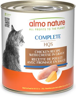 ALMO NATURE Complete HQS Chicken Recipe with Cheese in Gravy Cat Wet ...