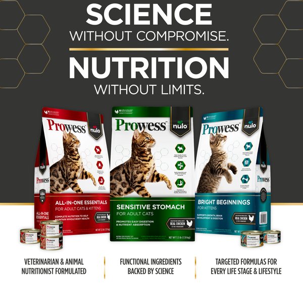 NULO Prowess Mature 12+ Senior Dry Cat Food, 3.5-lb bag - Chewy.com
