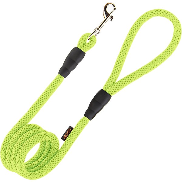 DOGGY TALES Braided Rope Nylon Reflective Dog Leash, 5-ft long, 3/8-in ...