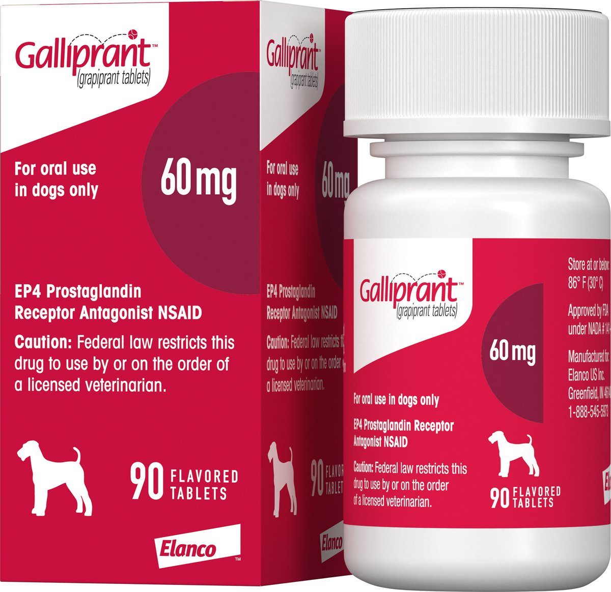 GALLIPRANT (grapiprant) Tablets for Dogs, 60-mg - Easy Refills | Chewy Rx