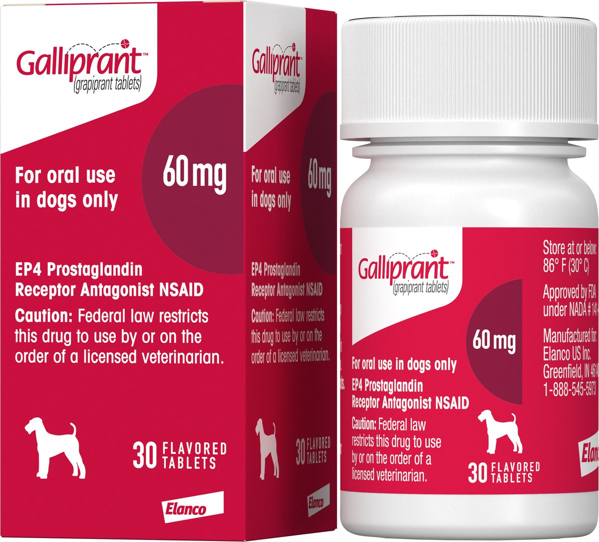GALLIPRANT (grapiprant) Tablets for Dogs, 60-mg - Easy Refills | Chewy Rx