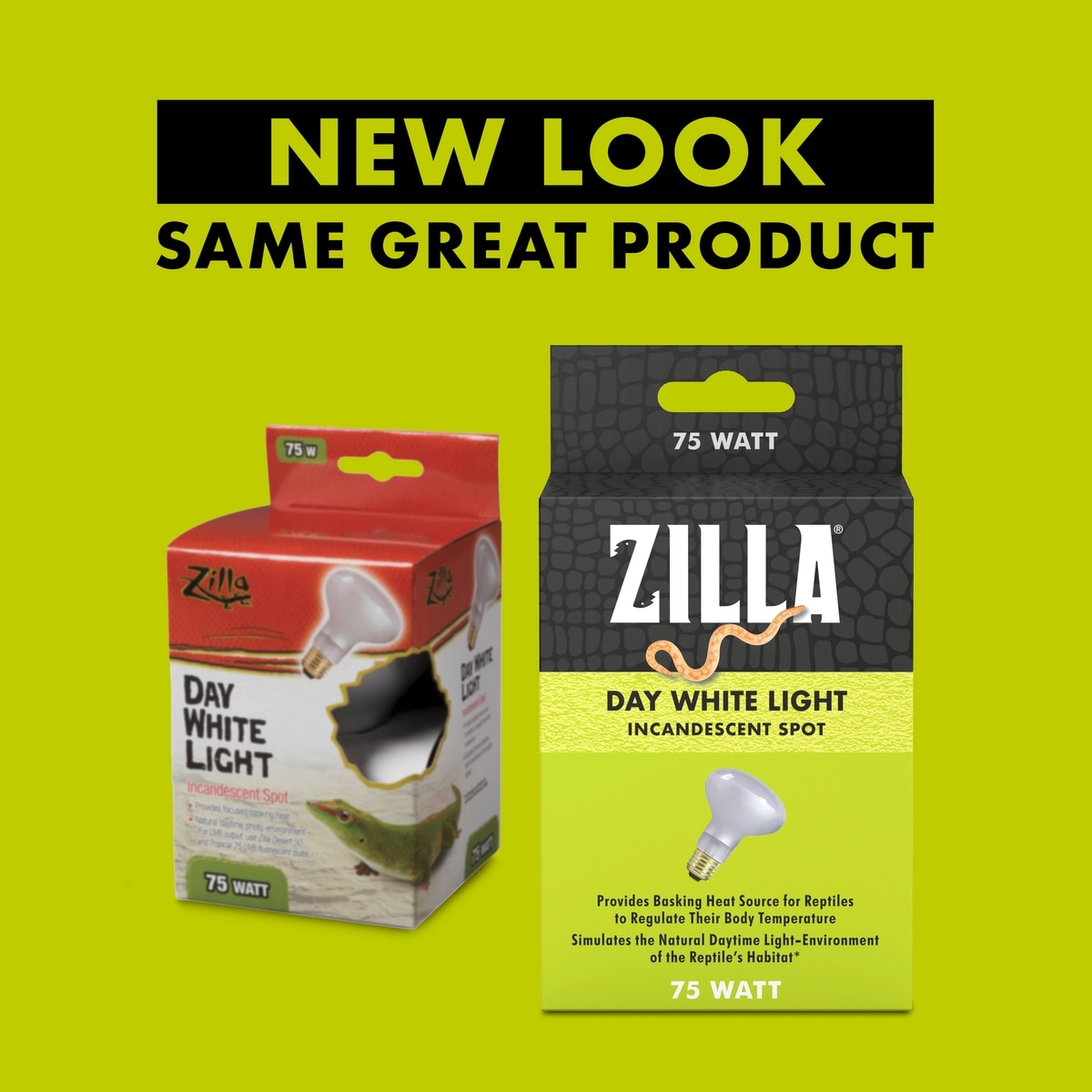 ZILLA Day White Reptile Spot Light Basking Bulb, 75-watt - Chewy.com