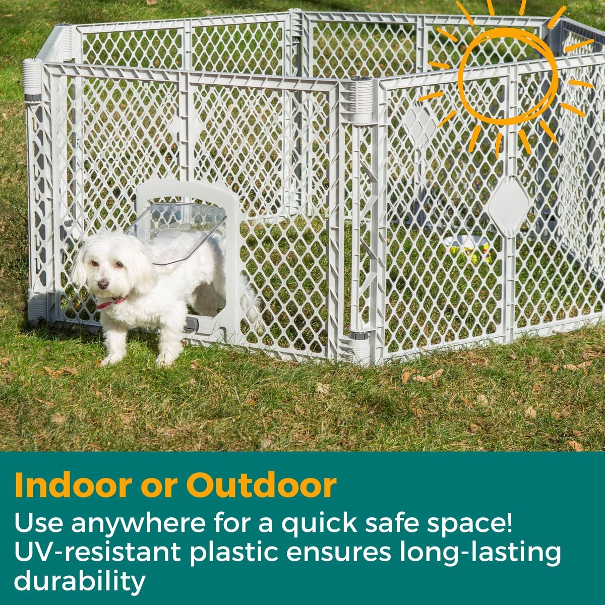 MYPET Petyard Passage Plastic Dog Pen - Chewy.com