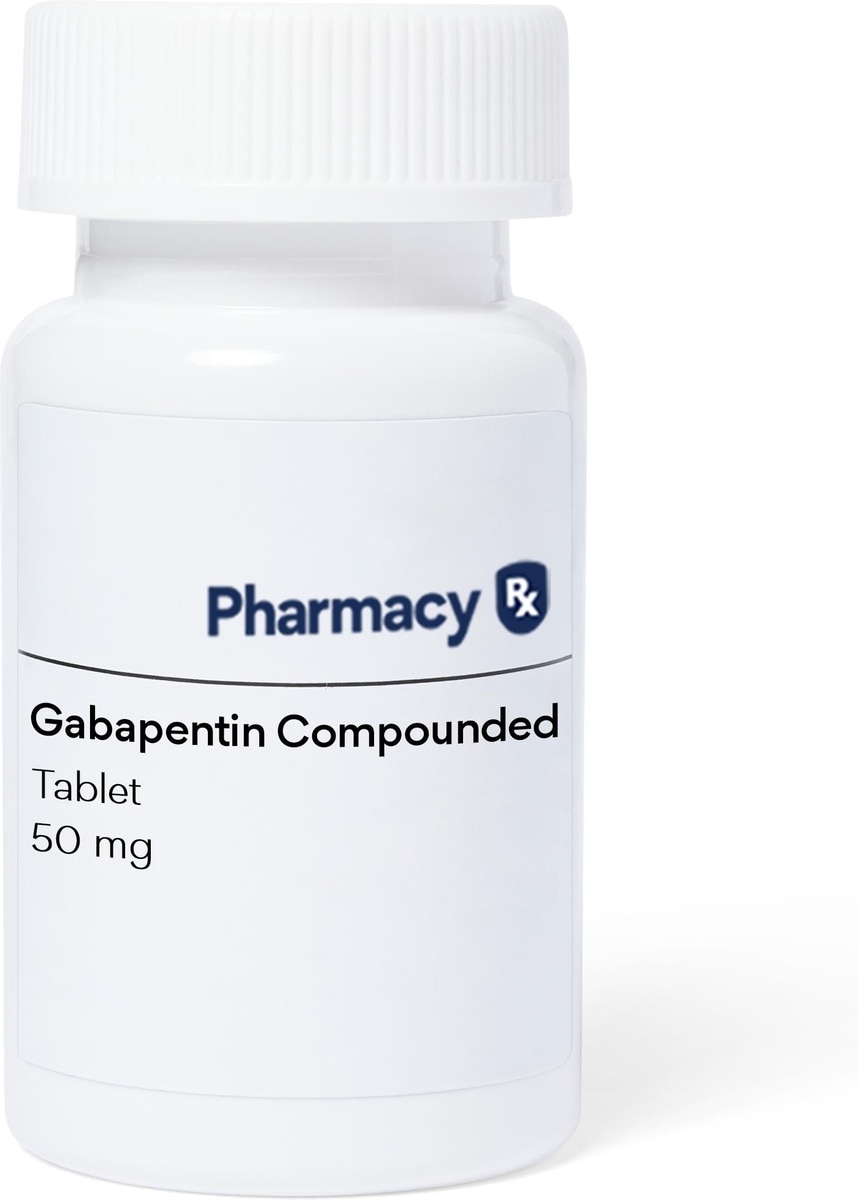 GABAPENTIN COMPOUNDED Bisect Tablet, 50 mg, 60 tablets for Veterinary ...