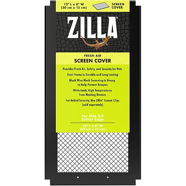 ZILLA Fresh Air Screen Cover for Terrariums, 12-in - Chewy.com
