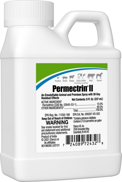 ELANCO Permectrin II Farm Animal Fly & Insect Control 8-fl oz bottle ...