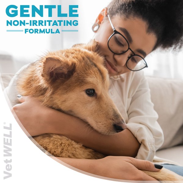 VETWELL Tris Flush Dog & Cat Ear Cleaner Solution & Infection Treatment ...