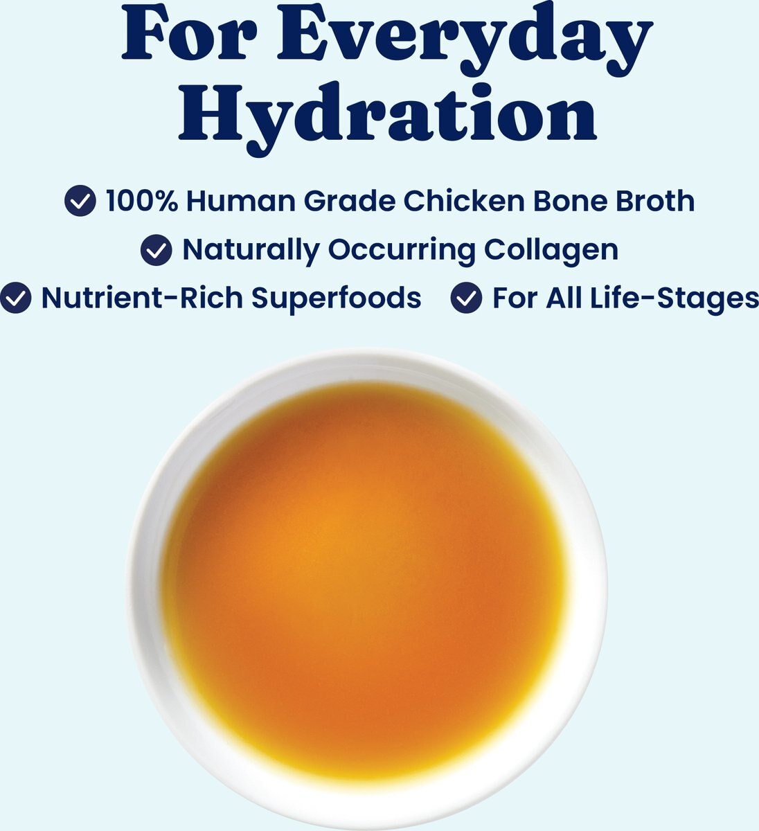 SOLID GOLD Chicken Bone Broth with Lavender & Chamomile Dog Food Topper ...