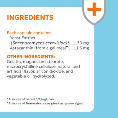 NUTRAMAX Imuquin with Beta Glucans, Marine Lipids, Vitamins & Minerals ...