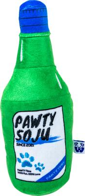 Discontinued - PAWTY TOYS Soju Squeaky Plush Dog Toy - Chewy.com