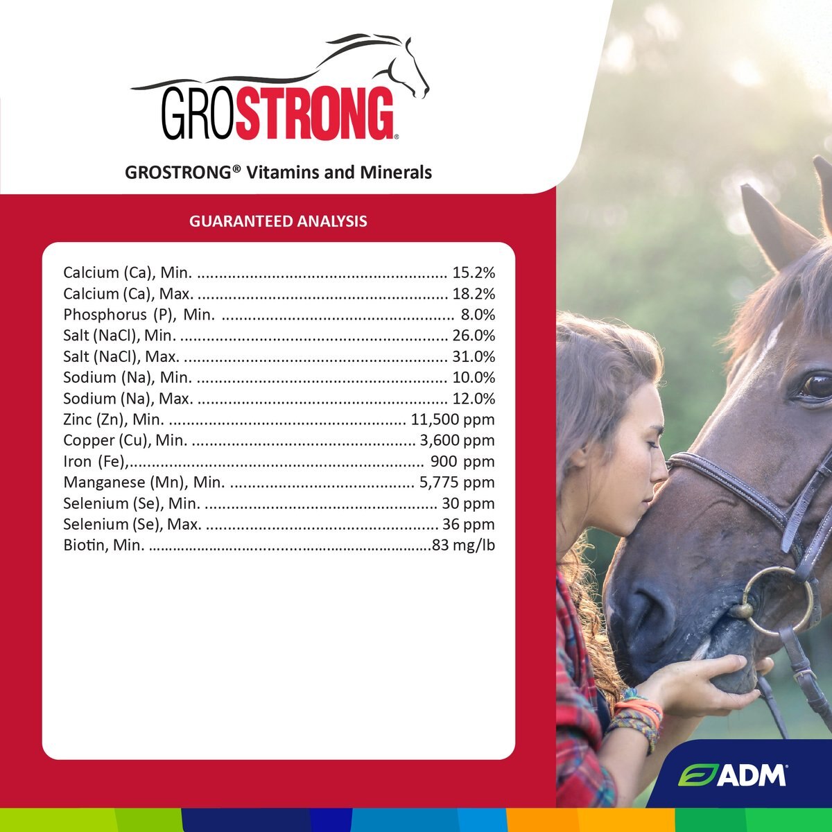 ADM GROSTRONG Granules Horse Supplement, 5-lb bag - Chewy.com