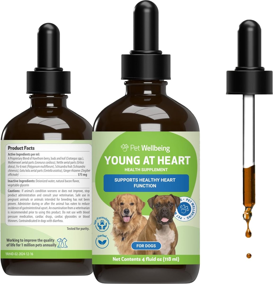Temporarily Unavailable - PET WELLBEING Young at Heart Bacon Flavored ...