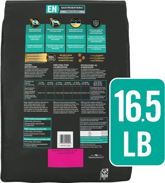PURINA PRO PLAN VETERINARY DIETS EN Gastroenteric Fiber Balance Dry Dog ...