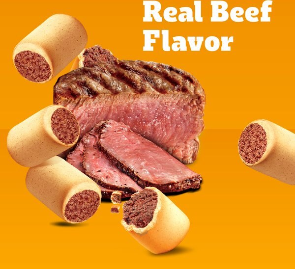 PEDIGREE Mini Marrobone Real Beef Flavor Biscuit Dog Treats, 15-oz bag ...