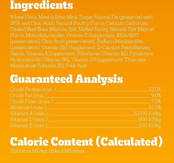 PEDIGREE Mini Marrobone Real Beef Flavor Biscuit Dog Treats, 15-oz bag ...