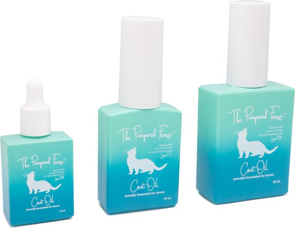 THE PAMPERED FERRET Coat Oil Supplement for Ferrets, 15-ml bottle ...