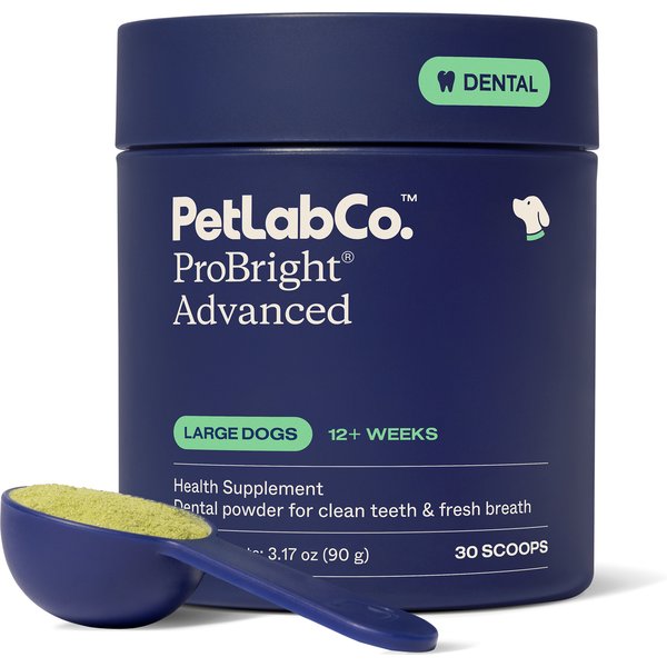 PETLAB CO. ProBright Dog Dental Powder for Large Dogs - Chewy.com