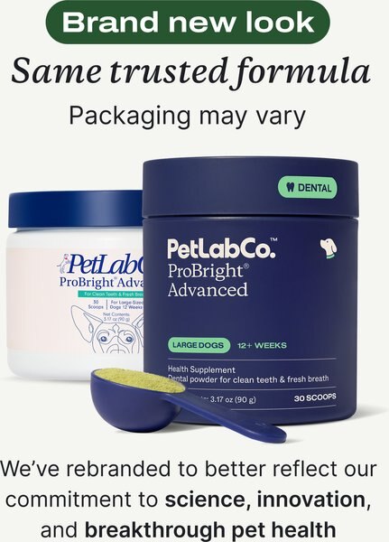 PETLAB CO. ProBright Advanced Chicken Flavored Powder Dental Supplement ...