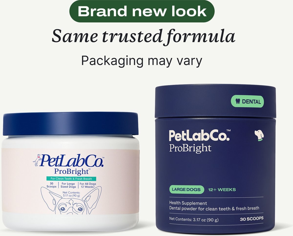PETLAB CO. ProBright Dog Dental Powder for Large Dogs - Chewy.com