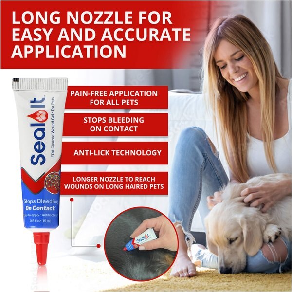 SEAL IT Wound Gel for Dogs & Cats, 15-ml tube - Chewy.com