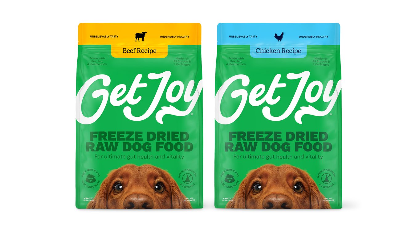 GET JOY Beef Recipe Human-Grade All Life Stages Freeze-Dried Raw Dog ...
