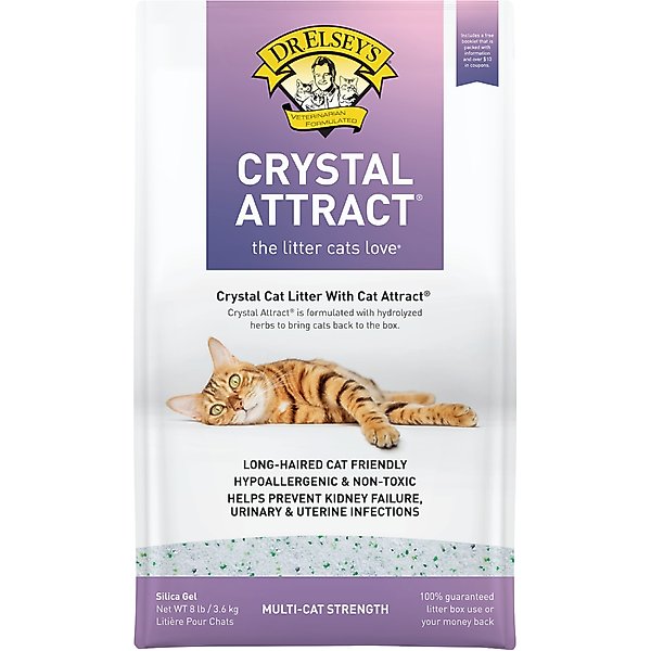 FRESH STEP Crystals Scented Non-Clumping Cat Litter, 8-lb bag - Chewy.com