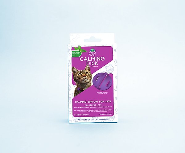 CALM PAWS Behavior Support Calming Disk Collar Attachment for Cats ...