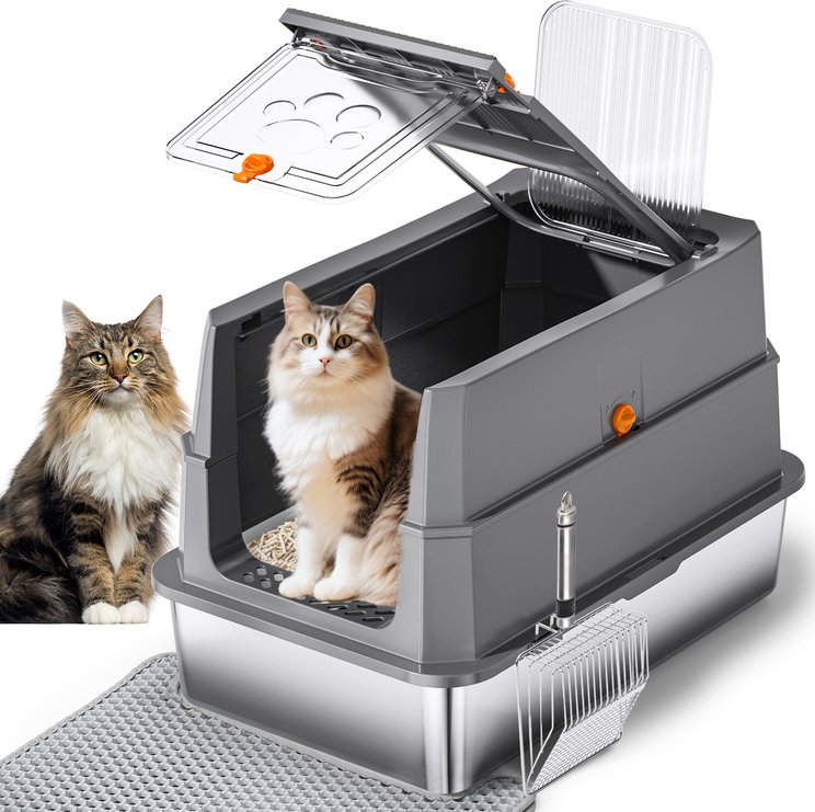 Covered Cat Litter Boxes: Enclosed Kitty Litter Boxes (Free Shipping ...