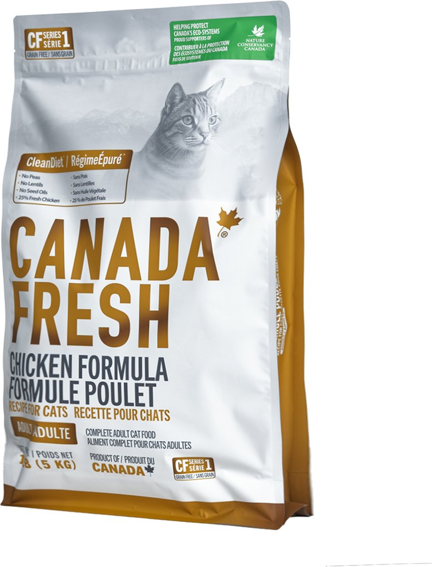 CANADA FRESH Chicken Formula Dry Cat Food, 11-lb bag - Chewy.com