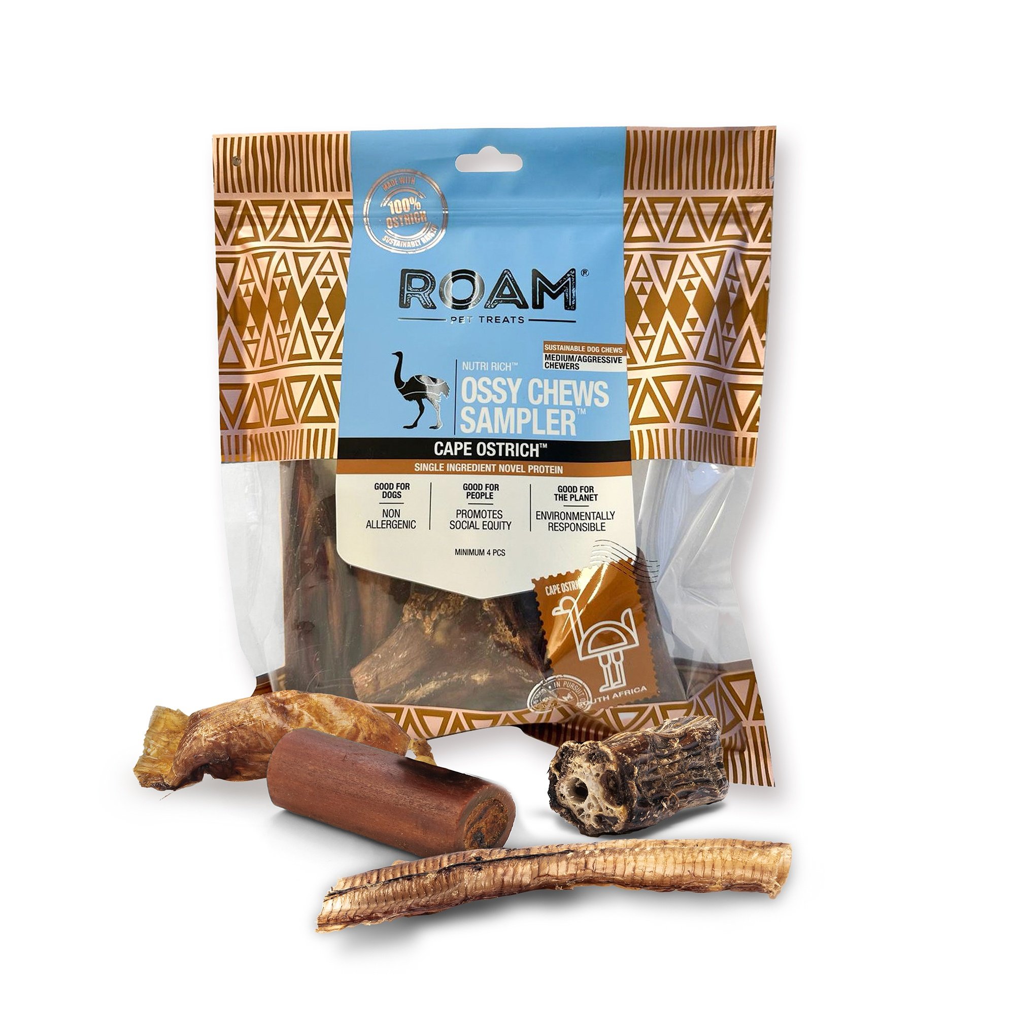 Product Reviews for ROAM Sampler Value Pack Cape Ostrich Dog Bones