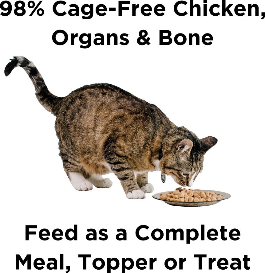 BIXBI RAWBBLE Chicken Recipe Grain-Free Freeze-Dried Cat Food, 10-oz ...