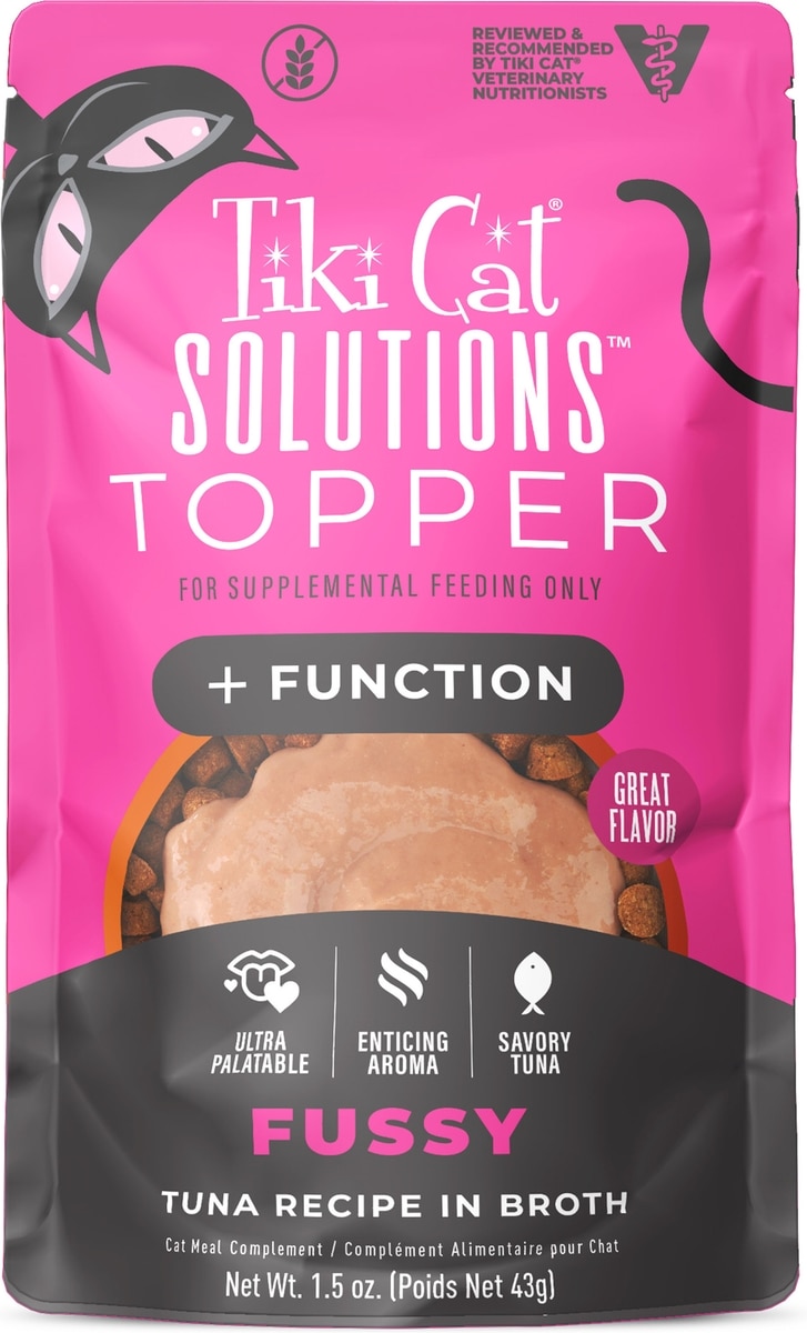 New Version Available - TIKI CAT Solutions Fussy Tuna Recipe in Broth ...