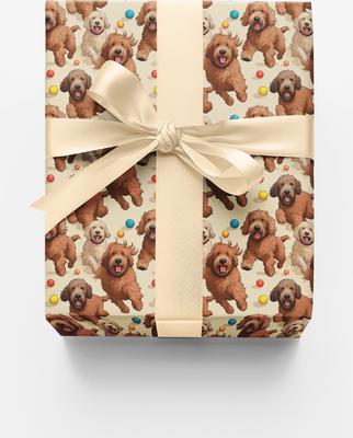 LONDON PENNY Doodle Frolics Wrapping Paper, Matte, 15-ft roll - Chewy.com