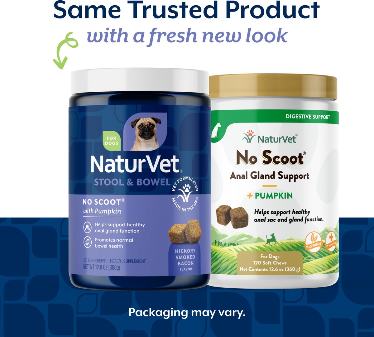 NATURVET No Scoot Stool & Bowel Hickory Smoked Bacon Flavored Soft Chew ...