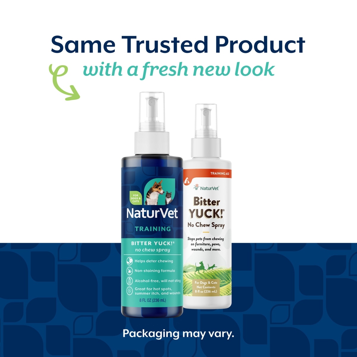 NATURVET Bitter Yuck! No Chew Training Spray for Dogs & Cats, 8-fl oz ...