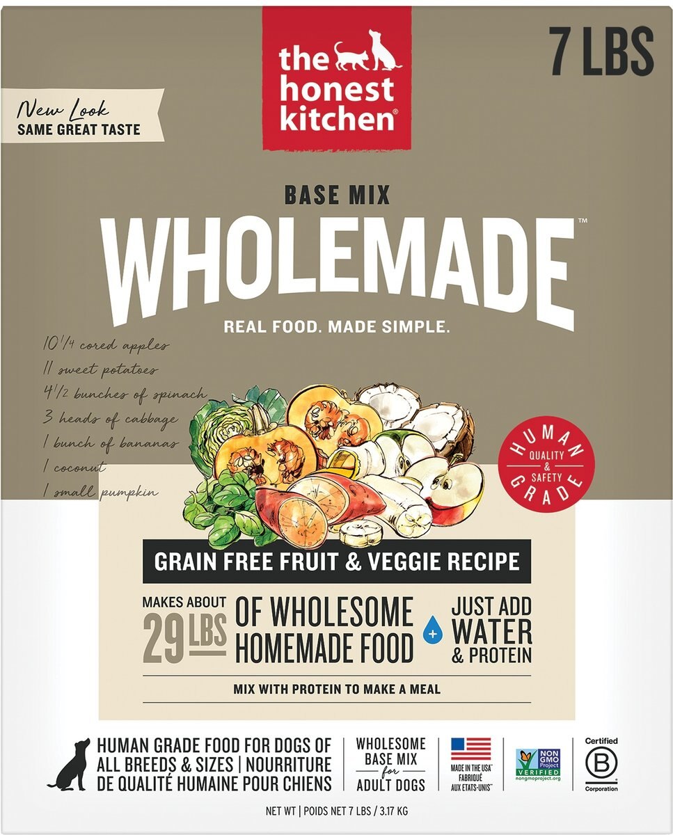 THE HONEST KITCHEN Wholemade Grain-Free Fruit & Veggie Base Mix ...