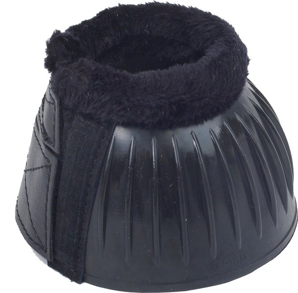 EQUI-ESSENTIALS Heavy Duty Fleece Bell Horse Boots, Black, Small - Chewy.com