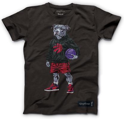 Out of Stock - HOOP DOGS NBA Pit Bull T-Shirt, Toronto Raptors, Large ...