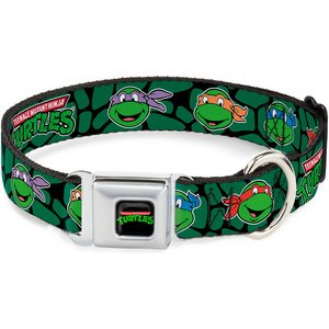 BUCKLE-DOWN Nickelodeon Teenage Mutant Ninja Turtles Faces Green Turtle ...