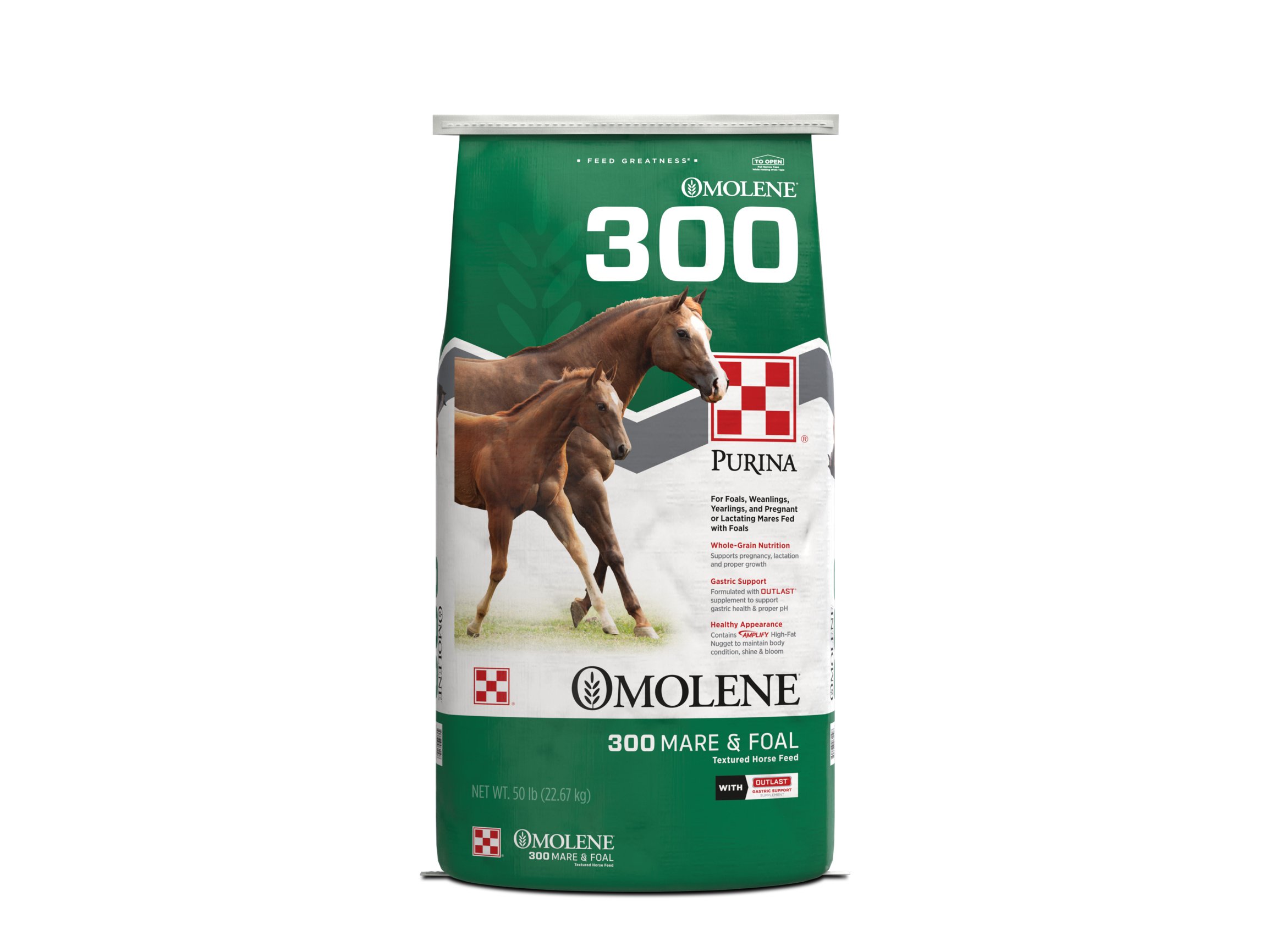 Product Reviews for Purina Omolene 300 Mare & Foal Horse Feed, 50-lb bag