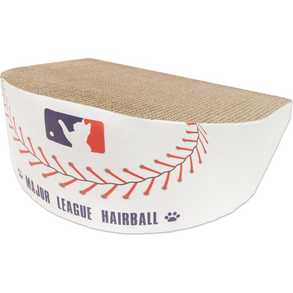 BUDDY BUDDY Baseball Wedge Sports Ball Cat Scratcher - Chewy.com