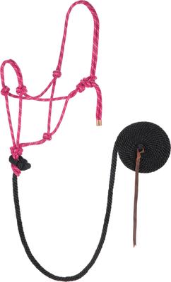 WEAVER EQUINE Diamond Braided Horse Rope Horse Halter with Lead ...