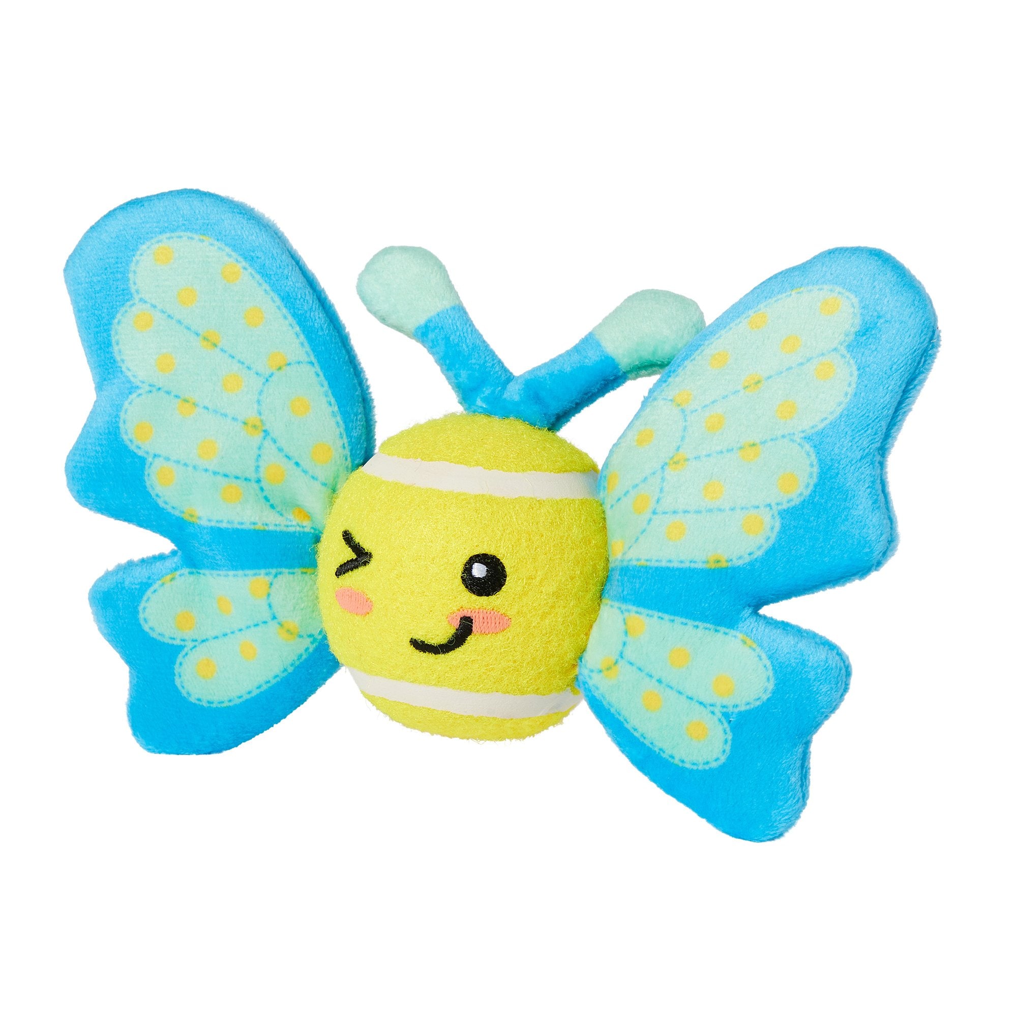 Questions and Answers about FRISCO Butterfly Fetch Squeaky Tennis Ball ...