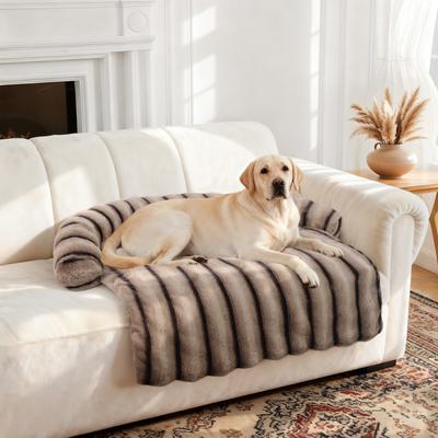 LFC PETS Sofa Bolster Dog & Cat Couch Cover, Brown, X-Large - Chewy.com