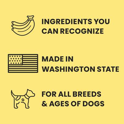 WET NOSES Moments Peanut Butter Banana Soft & Chewy Dog Treats, 10-oz ...