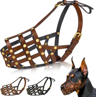 Temporarily Unavailable - OOPSDOGGY Breathable Secure Basket Leather ...