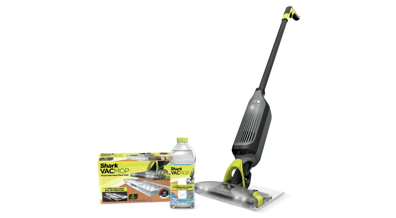 SHARK Vacmop Pro Cordless Hard Floor Disposable Pad Vacuum Mop ...