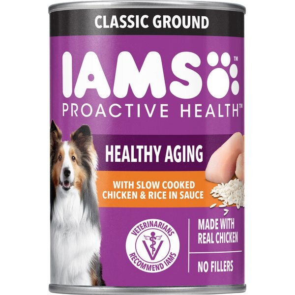IAMS ProActive Health Classic Ground with Slow Cooked Chicken & Rice ...